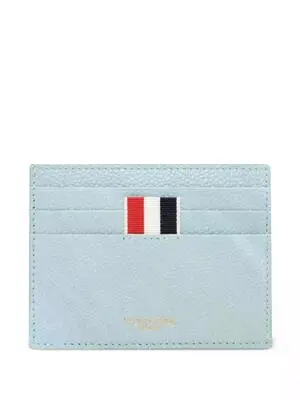 Thom Browne Rwb-stripe Cardholder - Blue