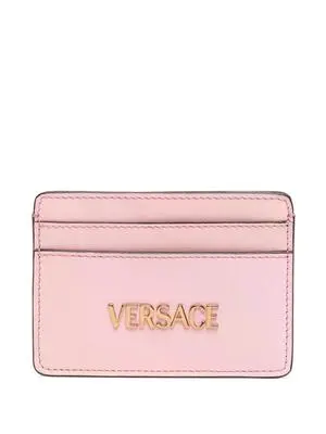 Versace Logo-tag Card Holder - Pink