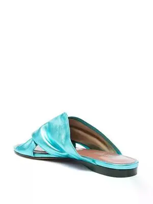 Paris Texas Rose Leather Sandals