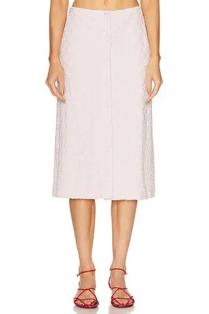 JIL SANDER 3d Flower Skirt