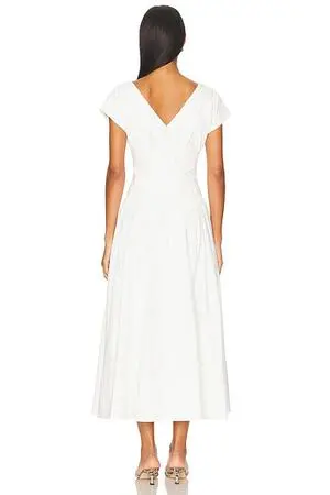Simkhai Nina Pleated Midi Dress