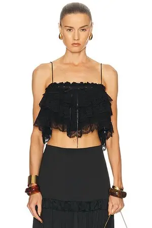 Ronny Kobo Frill Camis Tanks For Women