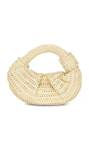 SIMONMILLER Raffia Lopsy Bag - Milk