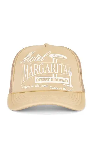 MOTEL MARGARITA Hideaway Trucker Hat - Sand