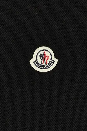 Moncler Short Sleeve Polo - Black