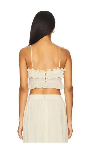 Bardot Alira Frill Detail Crop Top