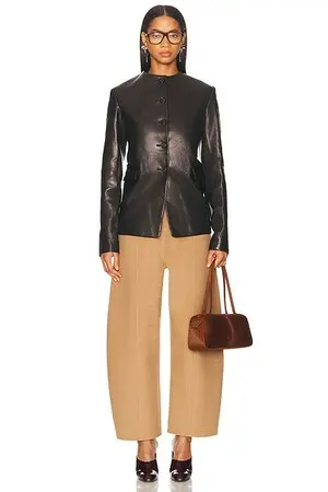 Khaite Jameson Leather Jacket