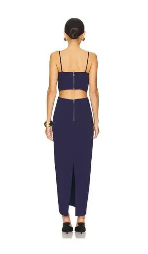 Bardot Martini Midi Dress - Navy