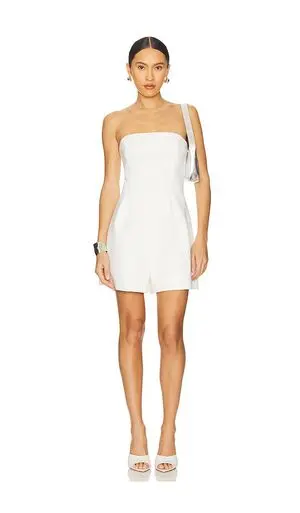 Bardot Karoline Strapless Playsuit - White