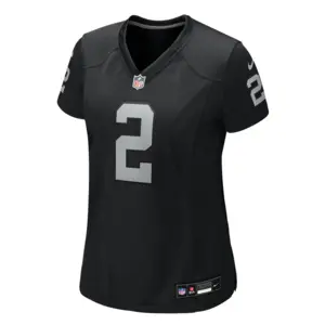 Nike Ashton Jeanty Las Vegas Raiders 2025 Nfl Draft First Round Pick Game Jersey - Black