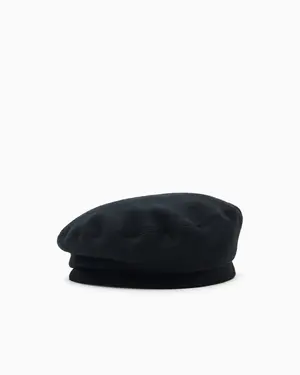 Giorgio Armani Cashmere Beret - Black