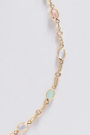 Anthropologie Infinity Gemstone Necklace
