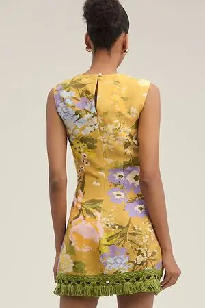 LOVAAN Mathilda Linen Mini Dress