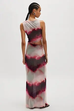 STUDIO LEXI Fiora Dress - Pink Ombre Print