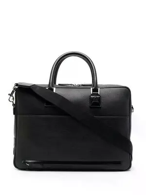 ASPINAL OF LONDON Mount Street Laptop Briefcase - Black