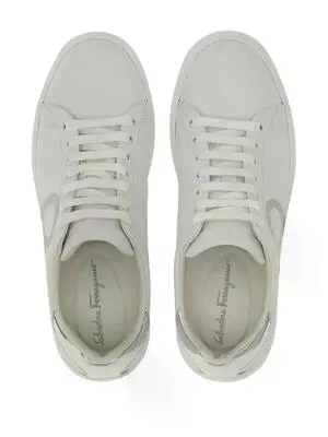 FERRAGAMO Gancini-print Lace-up Sneakers