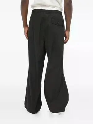 Giorgio Armani Drawstring-waist Flat-front Trousers