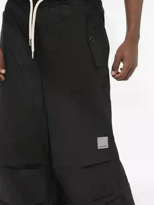 Giorgio Armani Drawstring-waist Flat-front Trousers