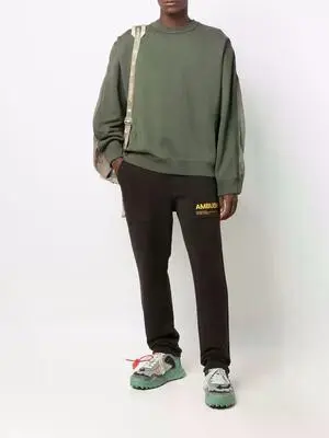 AMBUSH Logo-print Track Pants - Brown