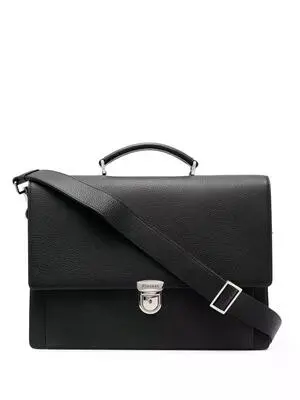 ASPINAL OF LONDON Leather City Laptop Briefcase