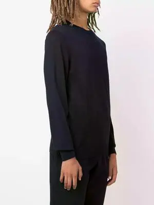 BOSS Crewneck Virgin Wool Jumper - Blue