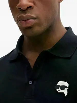 Karl Lagerfeld Logo Polo Shirt