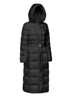 Geox Pheby Hooded Belted Puffer Coat