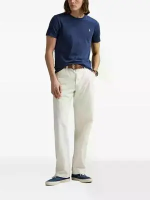 Polo Ralph Lauren Embroidered-logo T-shirt - Blue
