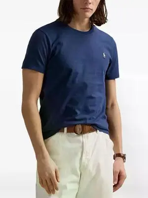 Polo Ralph Lauren Embroidered-logo T-shirt - Blue