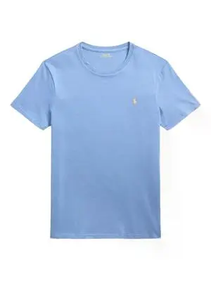 Polo Ralph Lauren Embroidered Crew-neck T-shirt - Blue