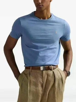 Polo Ralph Lauren Embroidered Crew-neck T-shirt - Blue