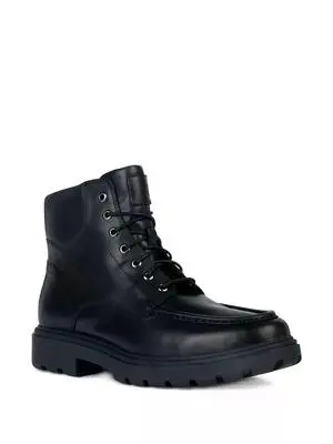 Geox Lace-up Leather Boots
