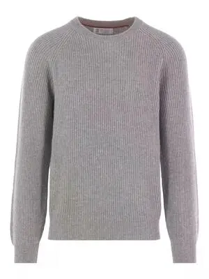 Brunello Cucinelli Ribbed Crew-neck Sweater