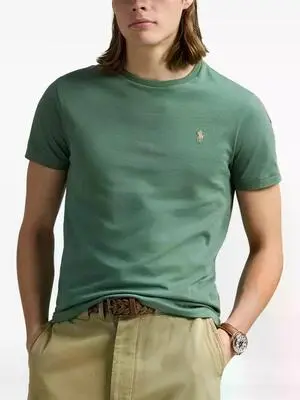Polo Ralph Lauren Logo-embroidered Cotton T-shirt - Green