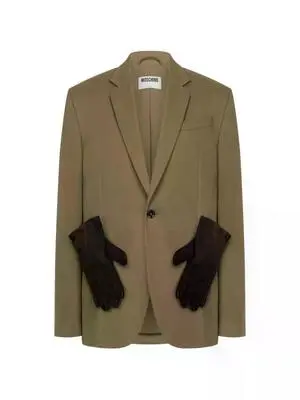 Moschino Single-breasted Blazer - Neutrals