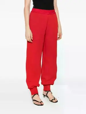 JIL SANDER Elasticated Track Pants - Red
