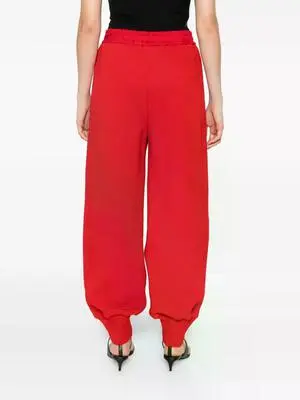 JIL SANDER Elasticated Track Pants - Red