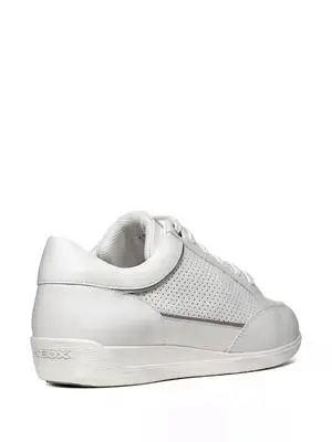 Geox Myria Perforated Leather Sneakers