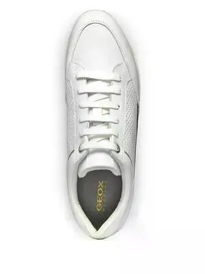 Geox Myria Perforated Leather Sneakers