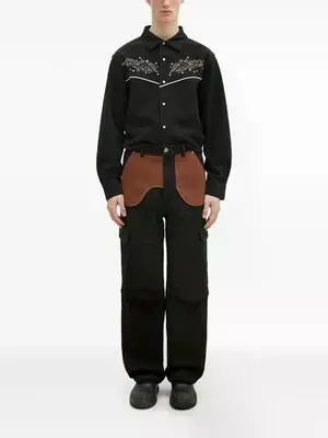 Andersson Bell Embroidered Yoke Shirt