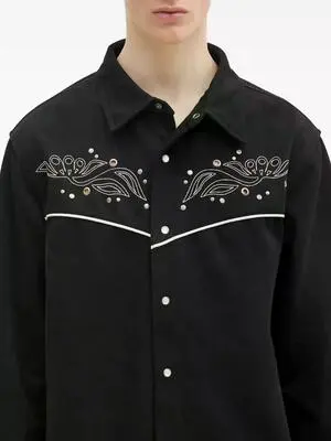 Andersson Bell Embroidered Yoke Shirt