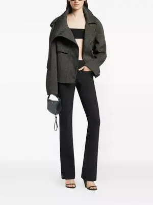 COURREGES Oversized-collar Cropped Jacket