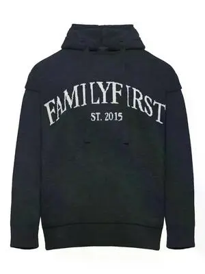 Family First Ribbed Sweatshirts Hoodies For Men
