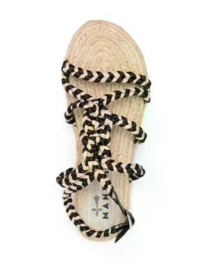 Manebí Flat Rope Sandals - Neutrals