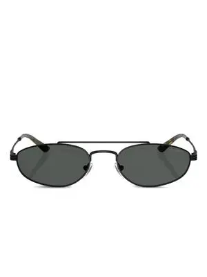 Emporio Armani Oval-frame Sunglasses - Black