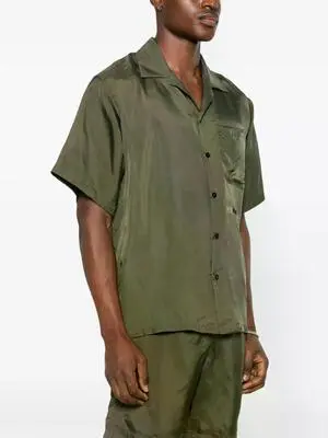 MSGM Logo-embroidered Shirt