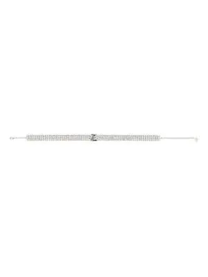 Blumarine Crystal-embellished Necklace - Silver