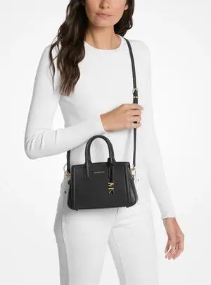 Michael Kors Laila Extra-small Leather Crossbody Bag - Black