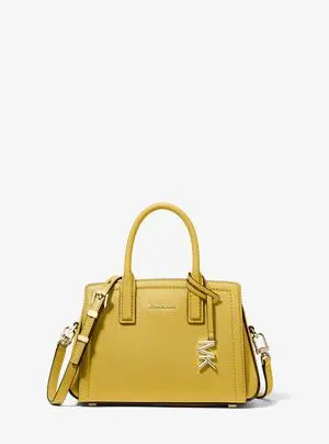 Michael Kors Laila Extra-small Leather Crossbody Bag - Green