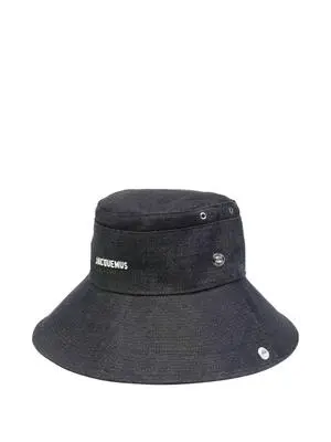 Jacquemus Logo Bucket Hat - Blue